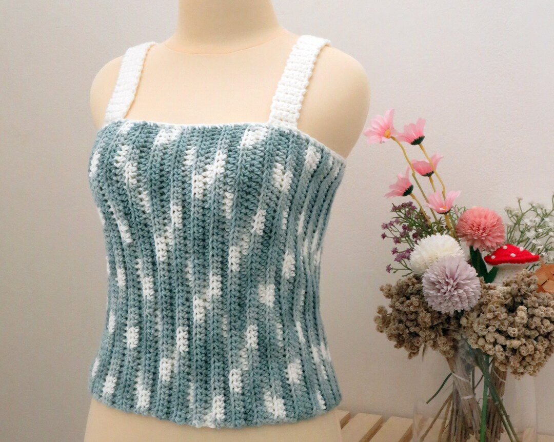 Basic Top Pattern - Easy Crochet Top Pattern - Tank Top Crochet Pattern ...