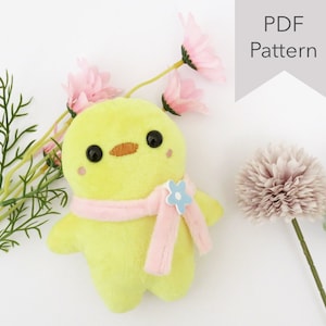Duck Plush Toy Pattern - Duck Plushie Sewing Pattern Pdf - Stuffed ...