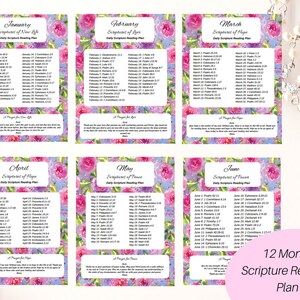 Printable Christian Planner / Printable Faith Planner Inserts/ Bible ...