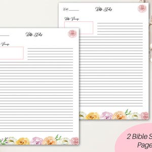 Christian Planner Printable/ Prayer Journal/ Prayer Binder/ Bible Study ...