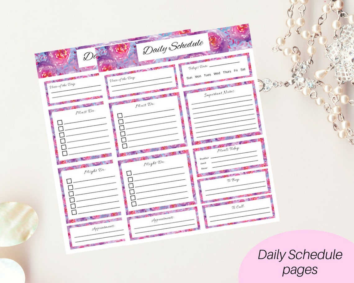 Printable Faith Planner/ Christian Planner/ Bible Planner/ Faith ...