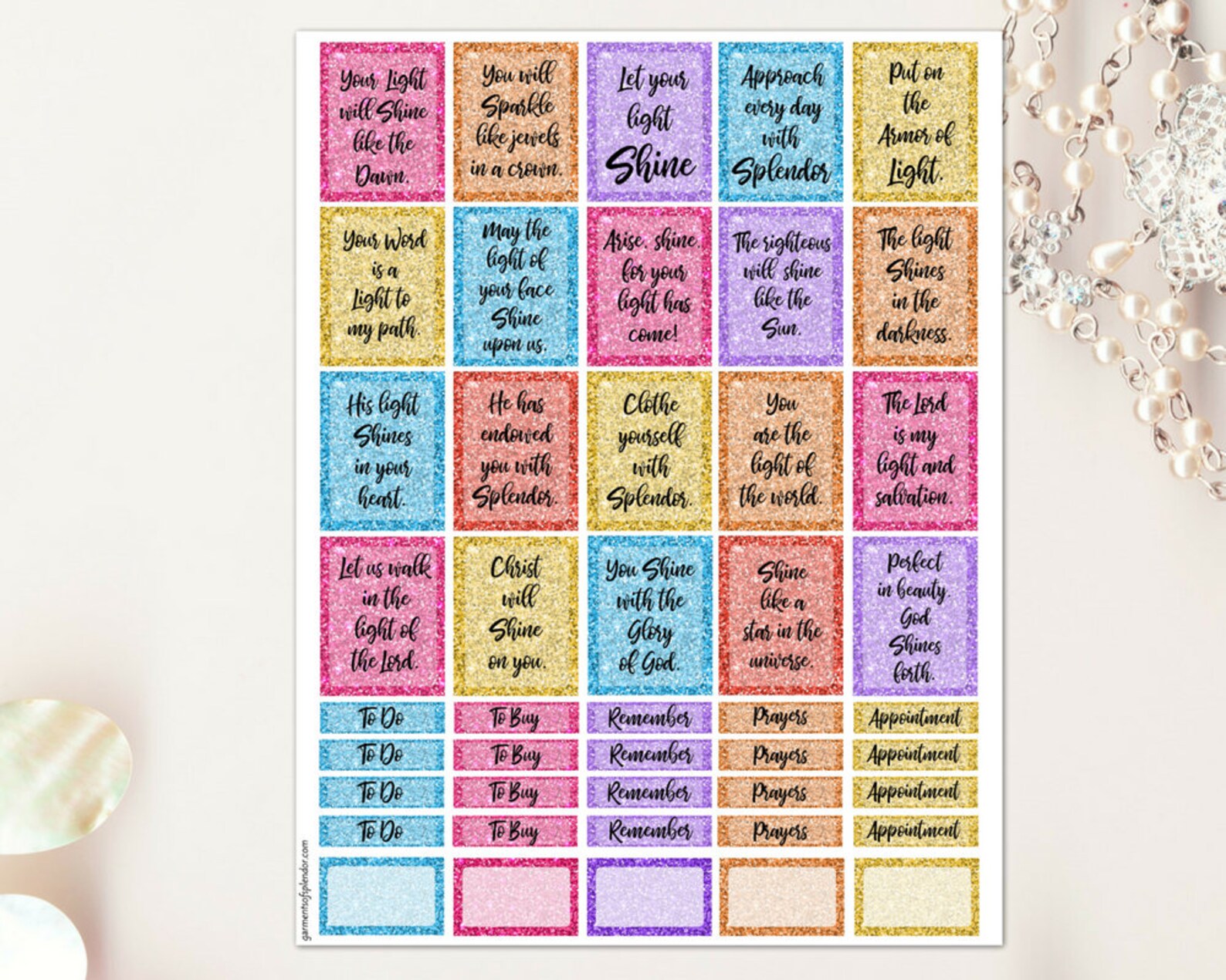 Faith Stickers/ Printable Scripture Stickers/ Bible Study Stickers ...