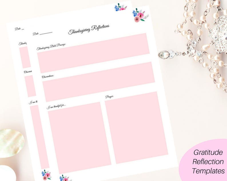 Printable Gratitude Journal/ Printable Prayer Journal/ Gratitude ...