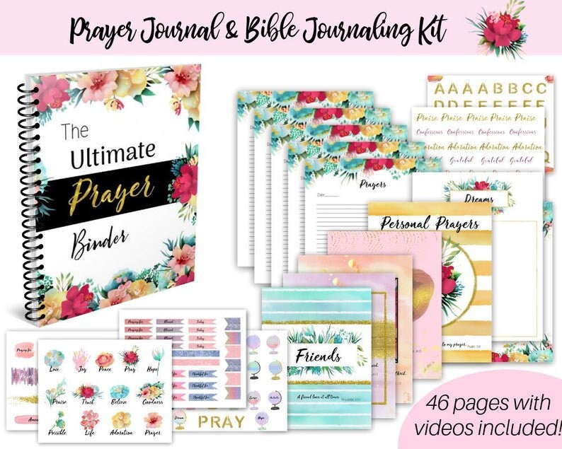 Printable Prayer Journal/ Bible Study Printables/faith | Etsy