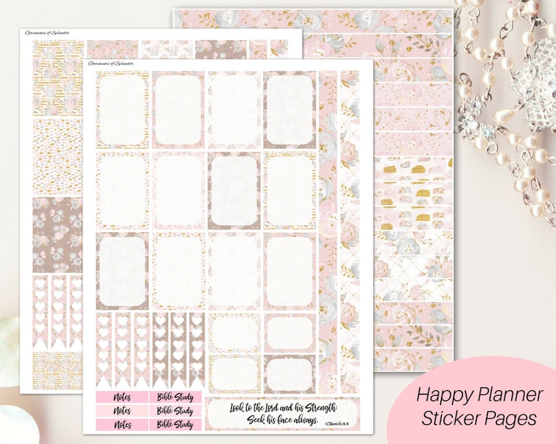 Printable Bible Journaling Stickers/ Planner Stickers/ Washi Tape ...