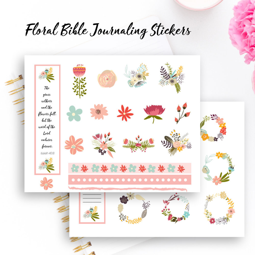 Bible Journaling Stickers, Faith Stickers, Bible Study Stickers, Bible ...