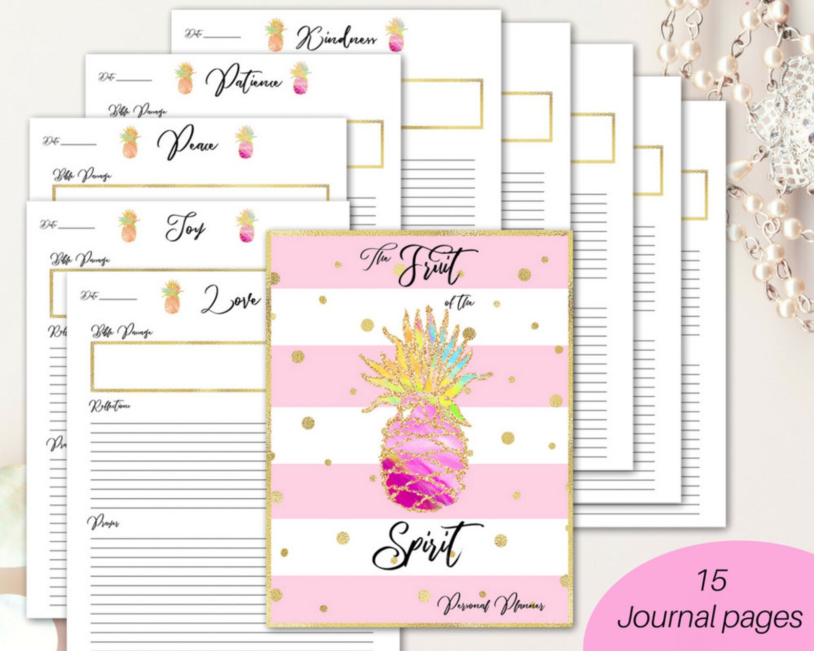 Christian Planner Printable/ Prayer Journal/ Faith Planner/ - Etsy