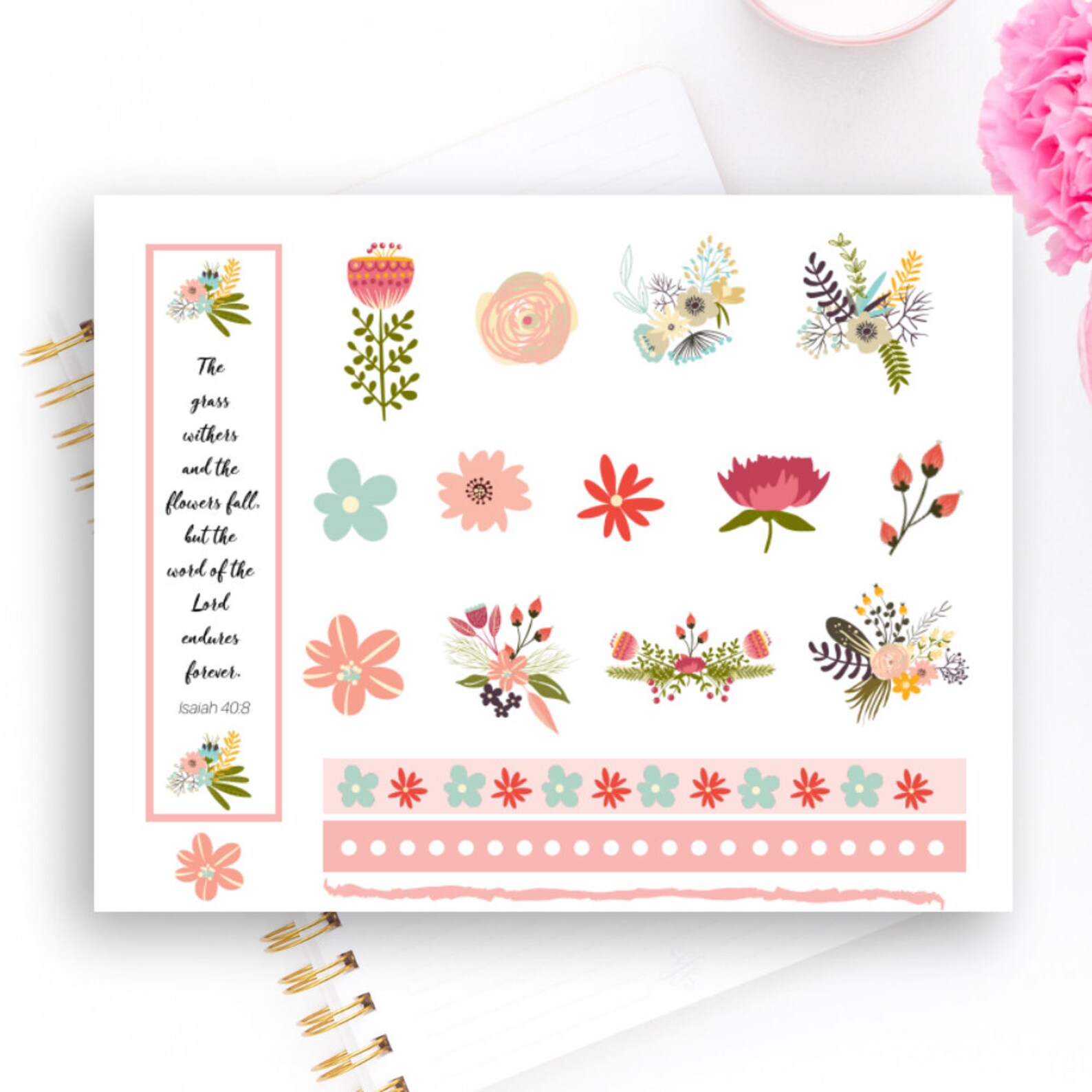 Bible Journaling Stickers, Faith Stickers, Bible Study Stickers, Bible ...