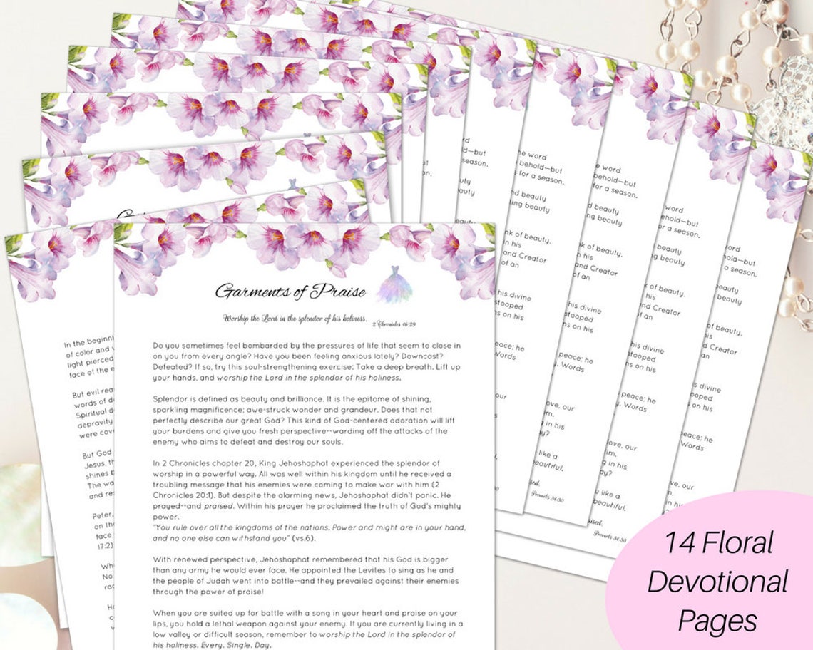 Daily Devotional Printables/ Prayer Journal/ Prayer Printables ...