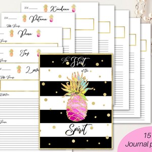 Printable Fruit of the Spirit Prayer Journal/ Christian Planner/ Faith ...
