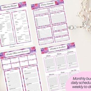 Printable Faith Planner/ Christian Planner/ Bible Planner/ Faith ...