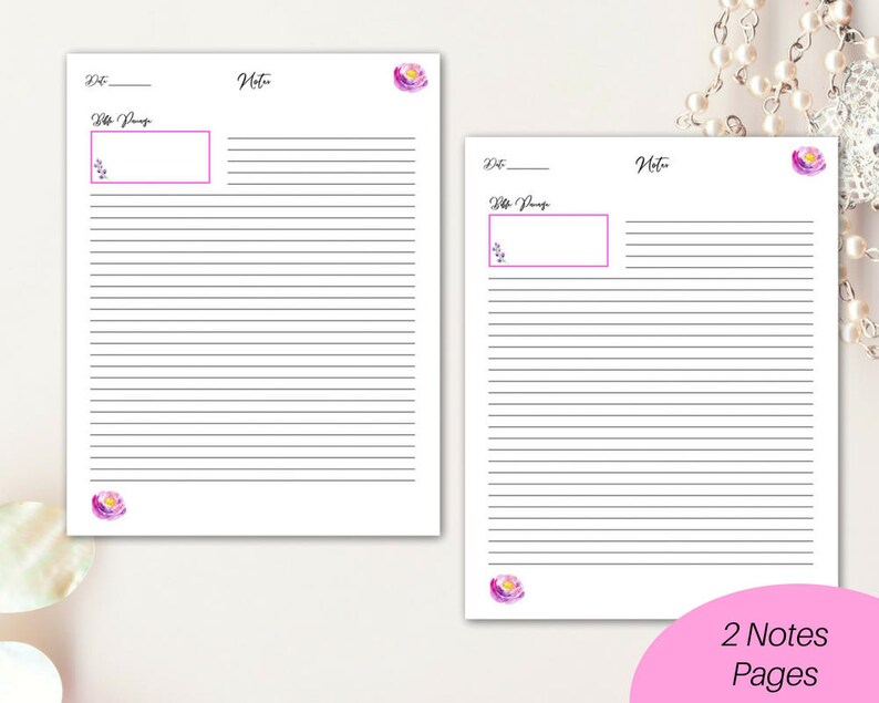 Prayer Journal Printable/ Christian Planner/ Bible Journaling Kit ...