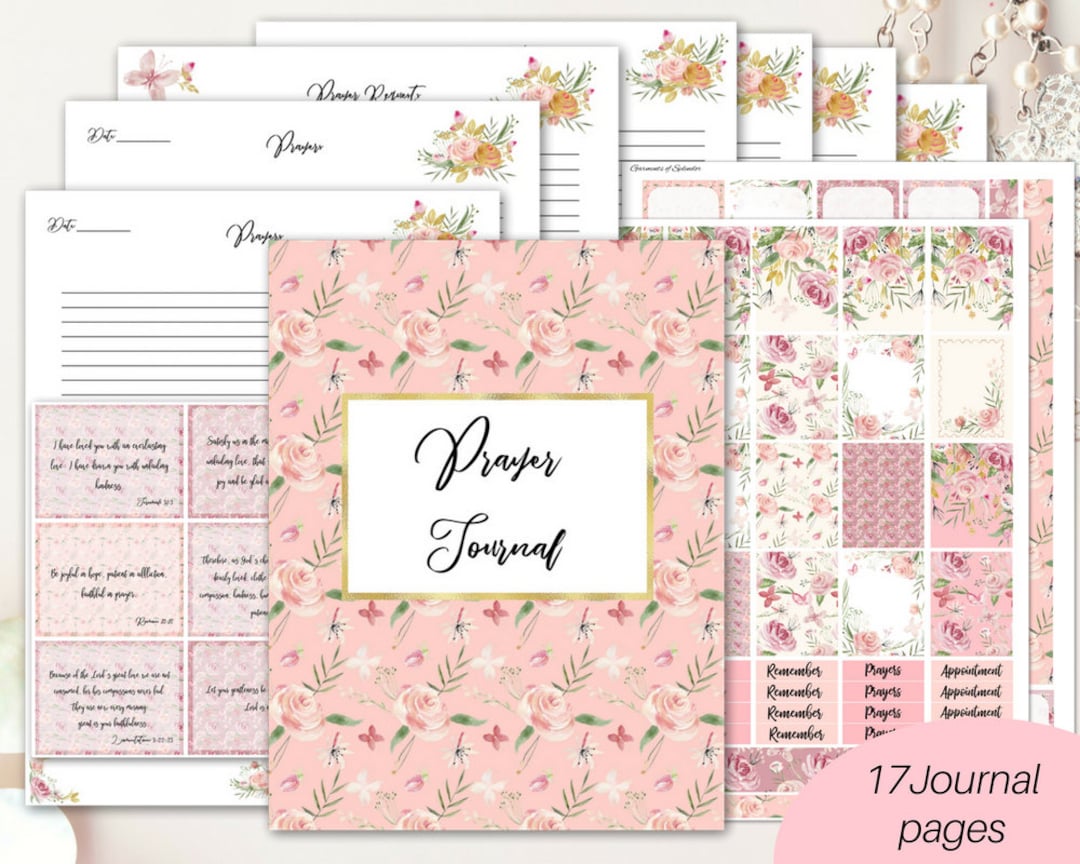 Christian Planner Printable/ Prayer Journal/ Bible Study Planner ...
