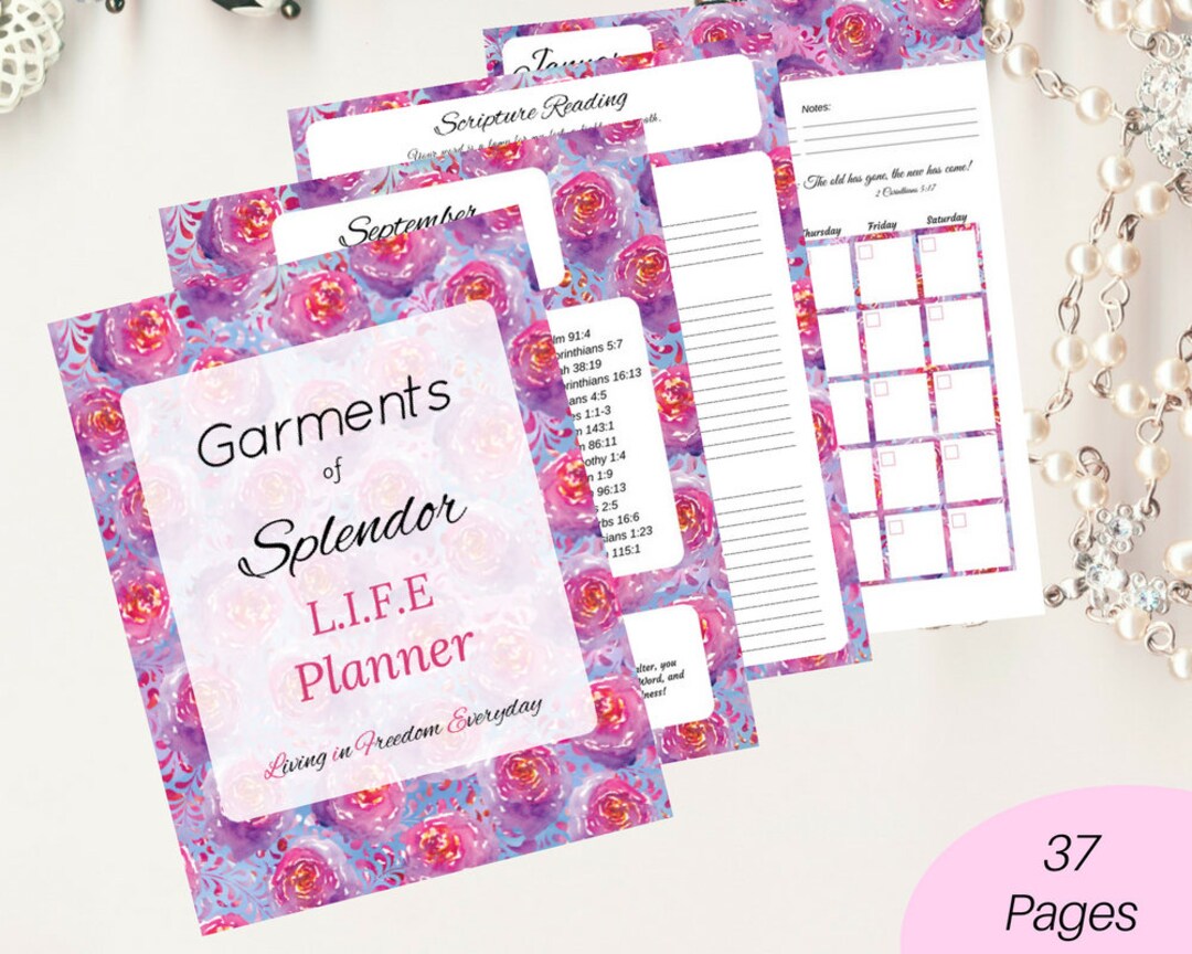 Printable Faith Planner/ Christian Planner/ Bible Planner/ Faith ...