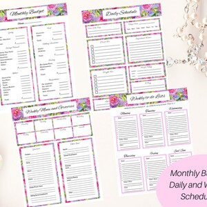 Printable Christian Planner / Printable Faith Planner Inserts/ Bible ...