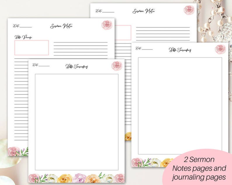 Prayer Journal Printables/ Prayer Binder/ Bible Verse Journal ...