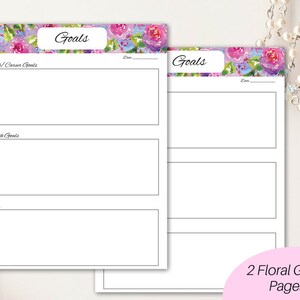 Printable Goals Sheets/ Goals Printable/ Printable Planner/ Christian ...
