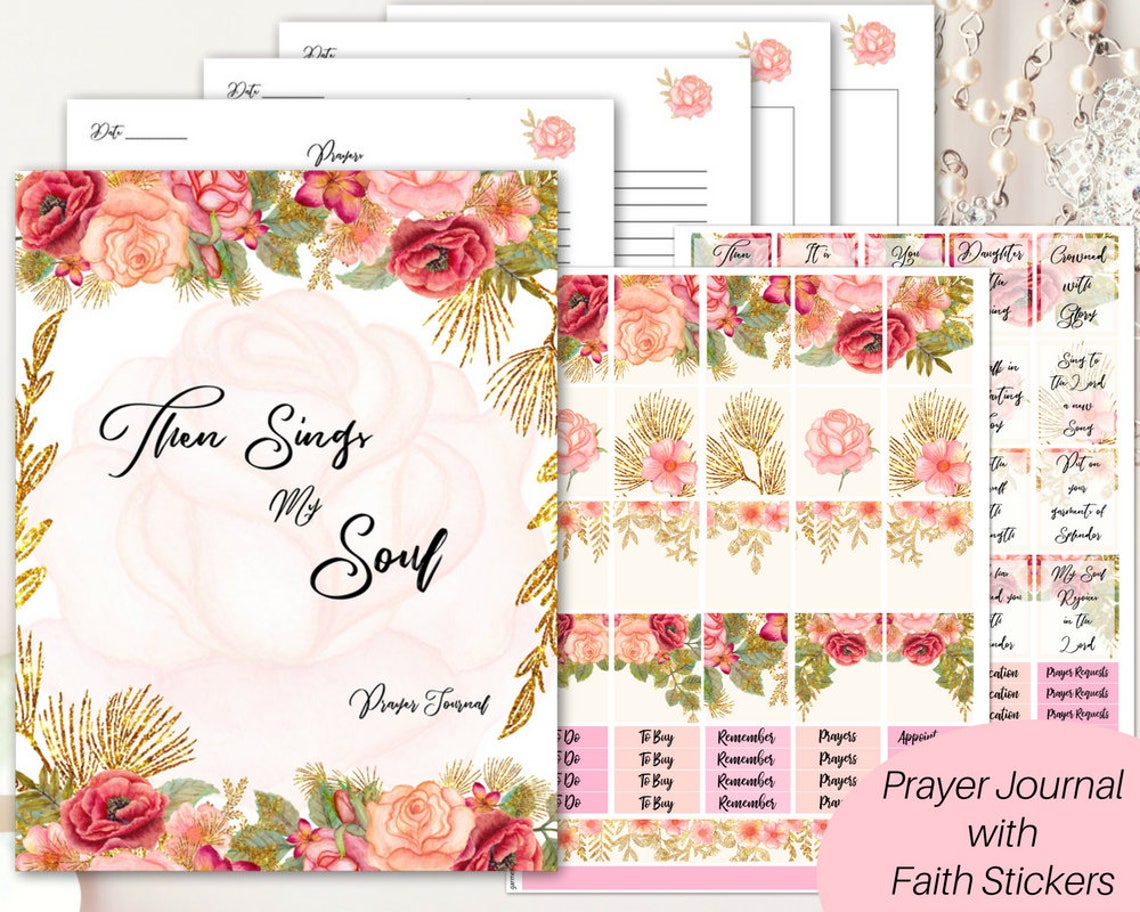 Christian Prayer Journal/ Printable Christian Prayer Journal/ Bible ...