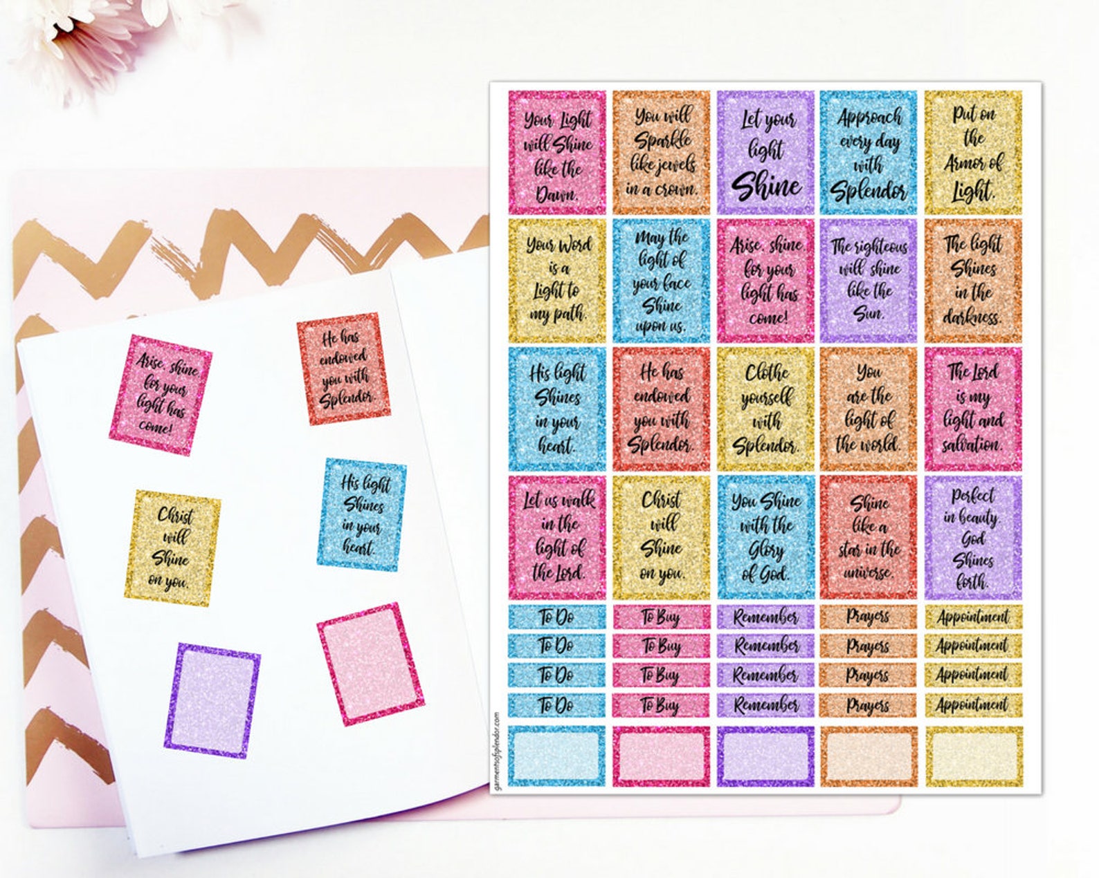 Faith Stickers/ Printable Scripture Stickers/ Bible Study Stickers ...