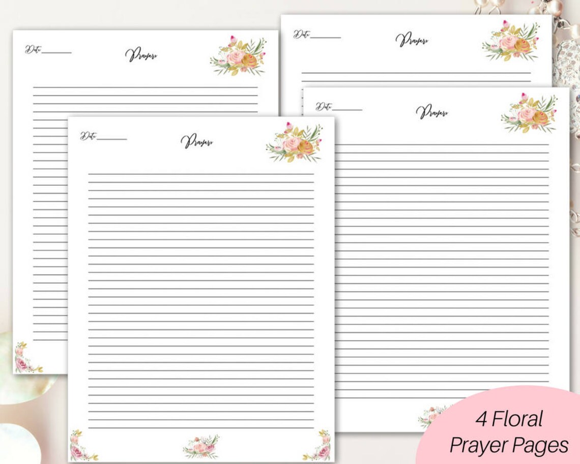 Christian Planner Printable/ Prayer Journal/ Faith Planner/ Bible Study ...