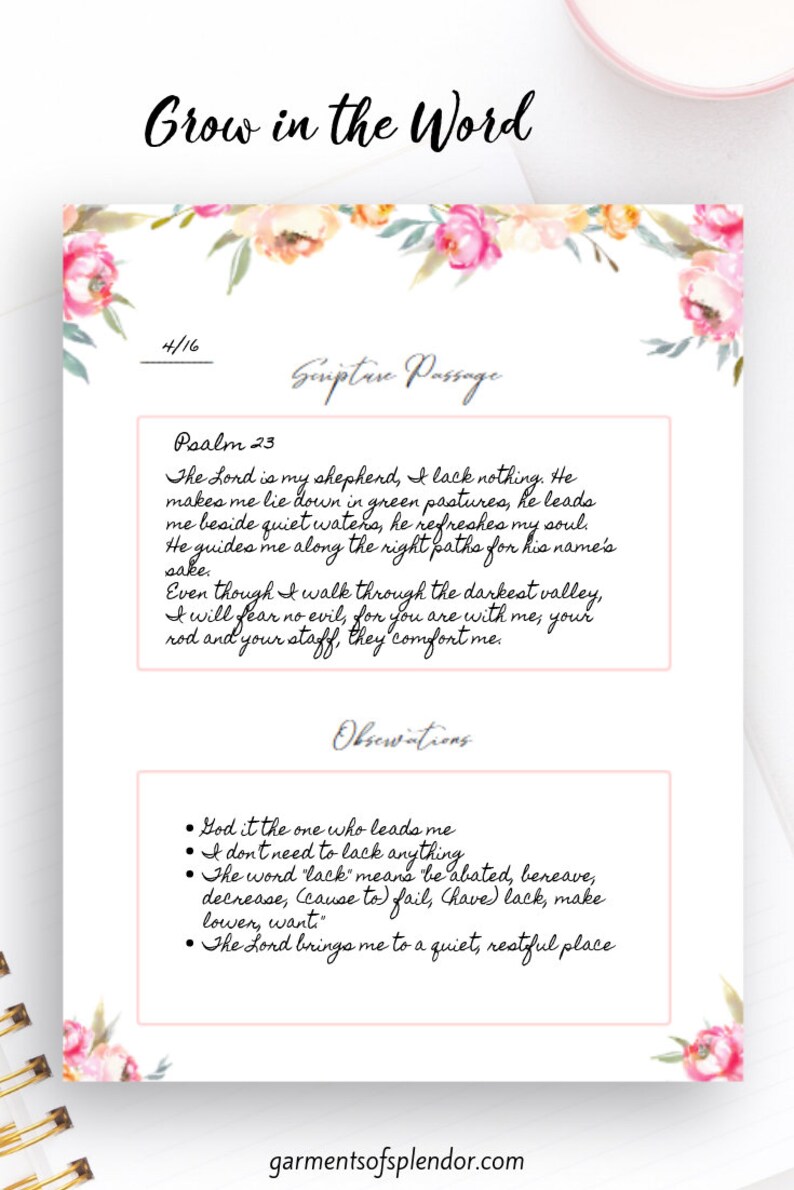 Printable Prayer Journal/ Christian Journal/ Bible Study Printables ...