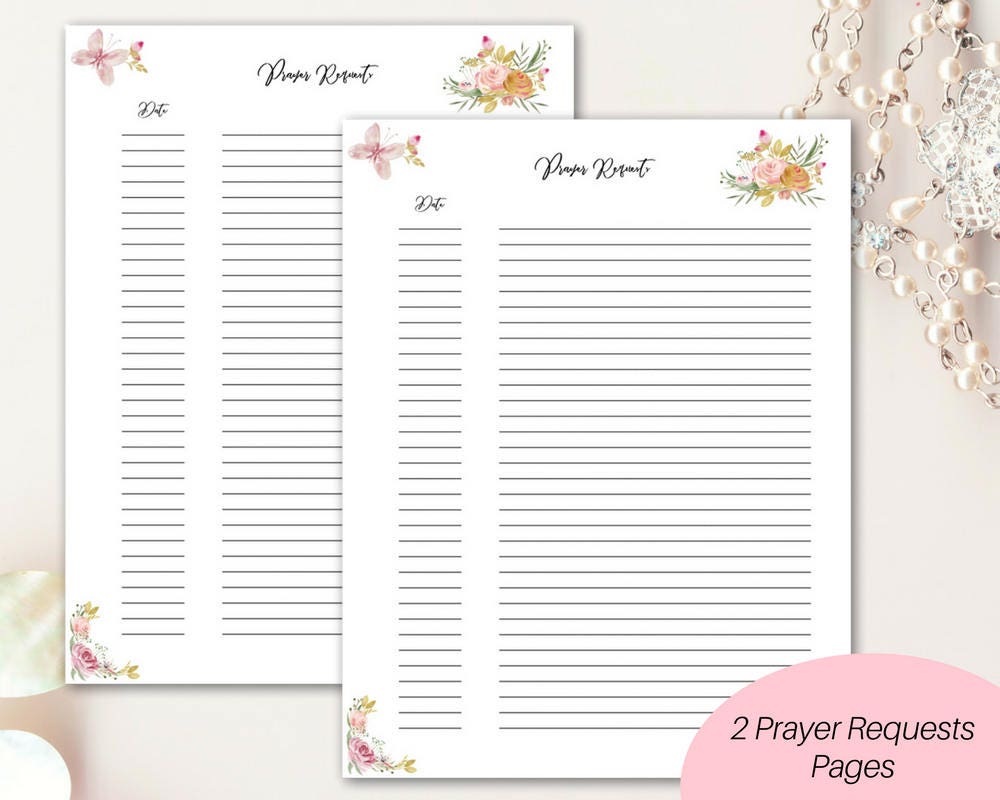 Christian Planner Printable/ Prayer Journal/ Bible Study Planner ...