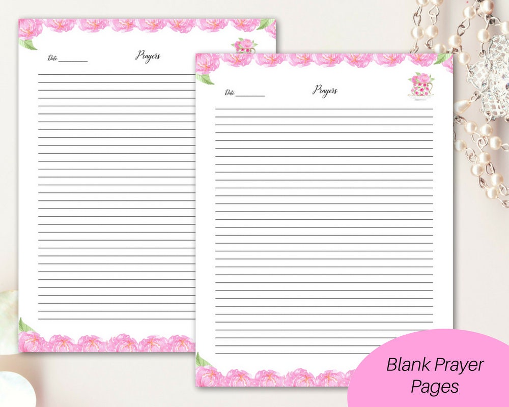 Printable Prayer Journal, Prayer Journal, Bible Journaling Kit ...