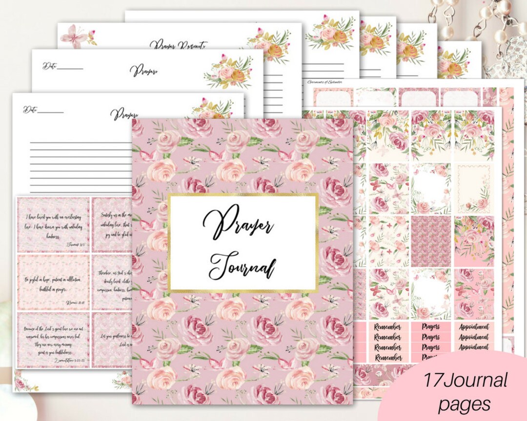 Christian Planner Printable/ Prayer Journal/ Faith Planner/ Bible Study ...