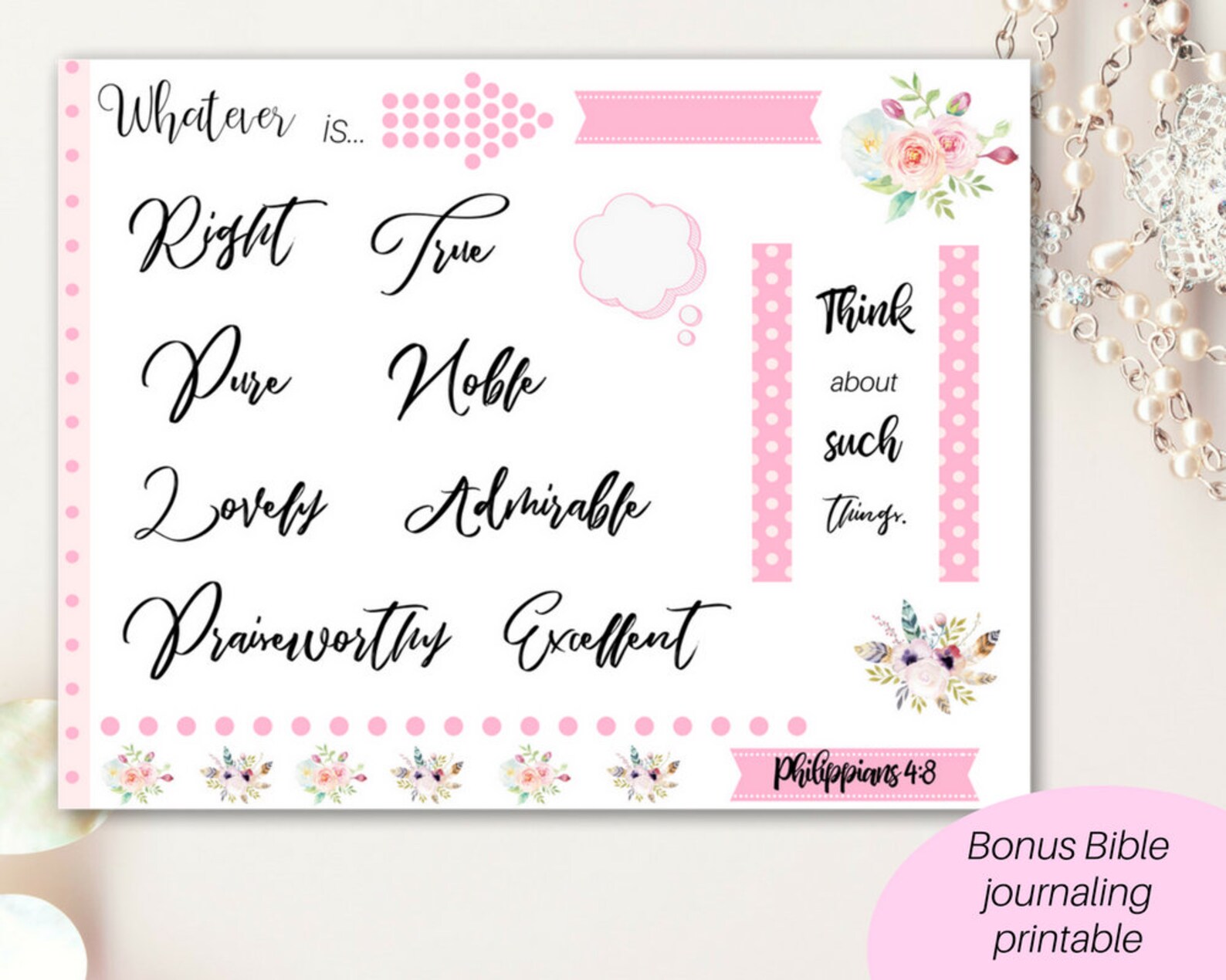 Prayer Journal/ Printable Prayer Journal/ Bible Journaling Kit ...