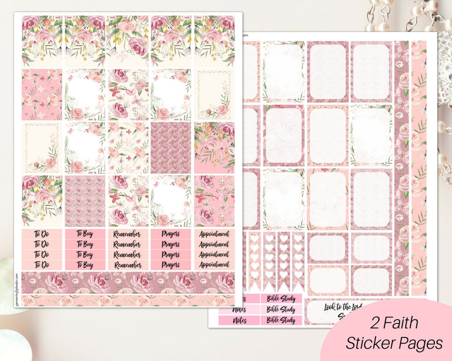 Christian Planner Printable/ Prayer Journal/ Faith Planner/ Bible Study ...