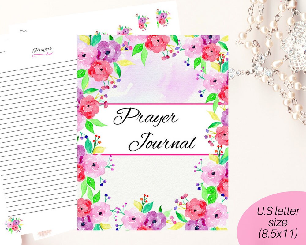 Christian Journal/ Printable Prayer Journal/ Bible Journaling Kit ...