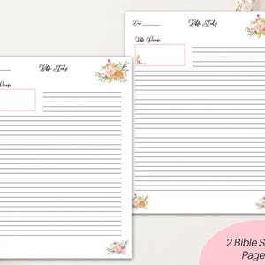 Christian Planner Printable/ Prayer Journal/ Faith Planner/ Bible Study ...