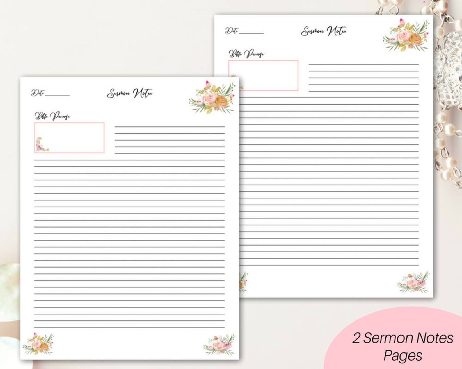 Christian Planner Printable/ Prayer Journal/ Faith Planner/ Bible Study ...