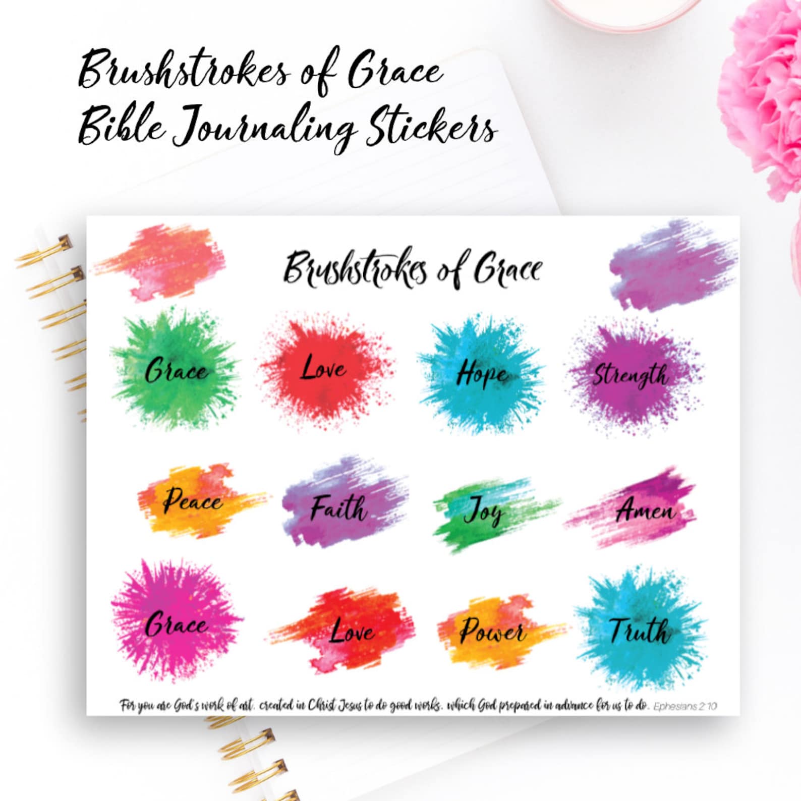 Bible Journaling Stickers, Christian Stickers, Bible Journaling Kit ...