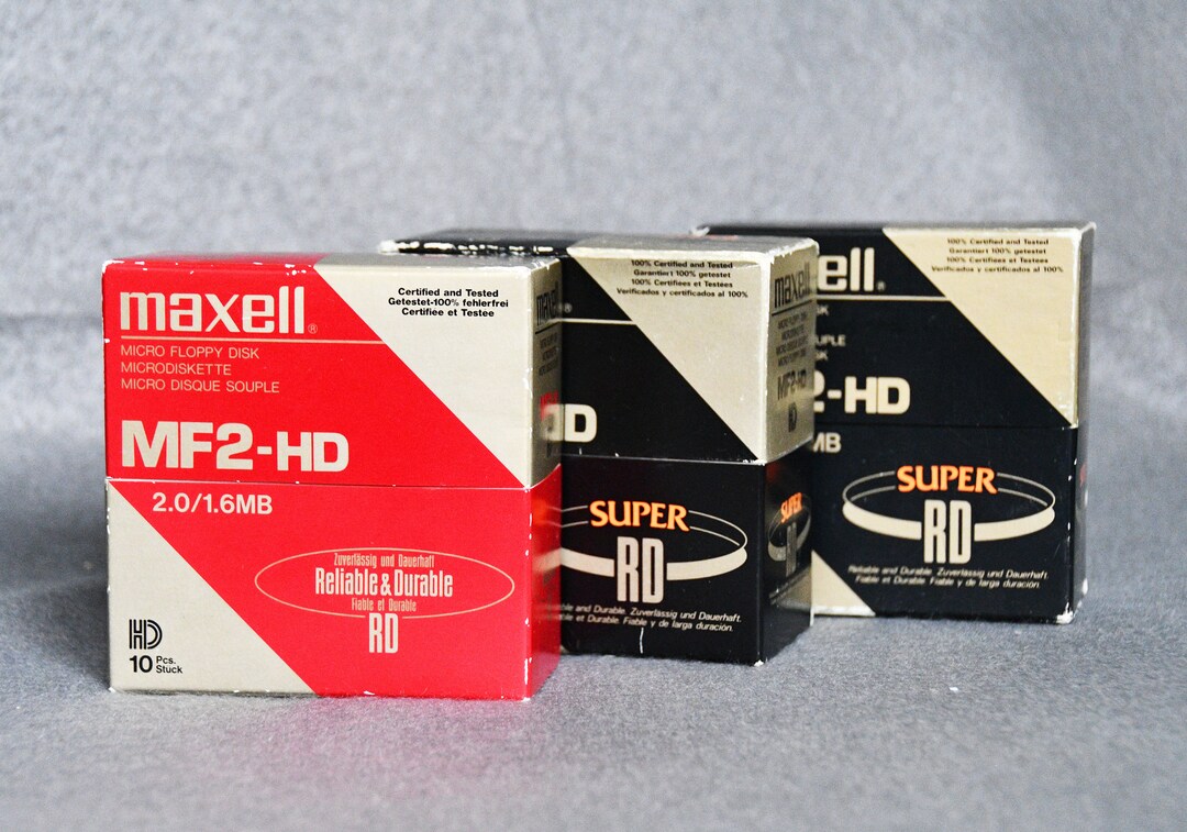 Maxell 3.5" Floppy Disks in Original Packaging - Etsy UK