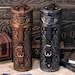 Leather Scroll Case for LARP, Document Tube for Cosplay, Medieval ...