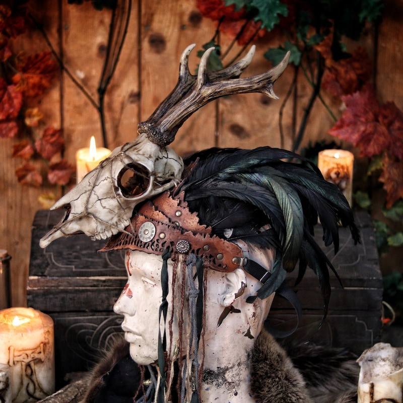 Skull Headpiece - Etsy