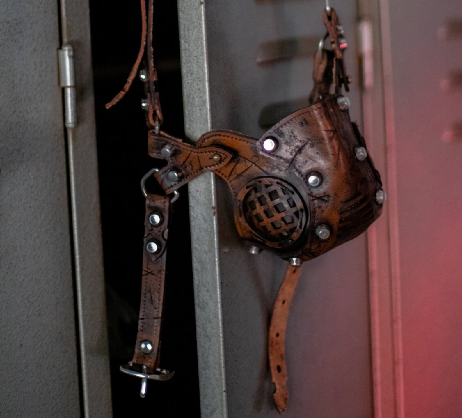 Face Mask Post Apocalyptic Leather Mask Mad Max Diesel Punk - Etsy