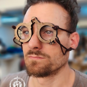 Vintage Inspired Alchemist Spectacles Medieval LARP Steampunk Eyewear ...