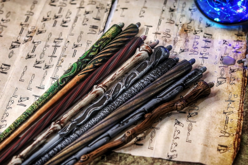 Customizable Magic Wand Interchangeable Tips & Handle LARP Ren Fair ...