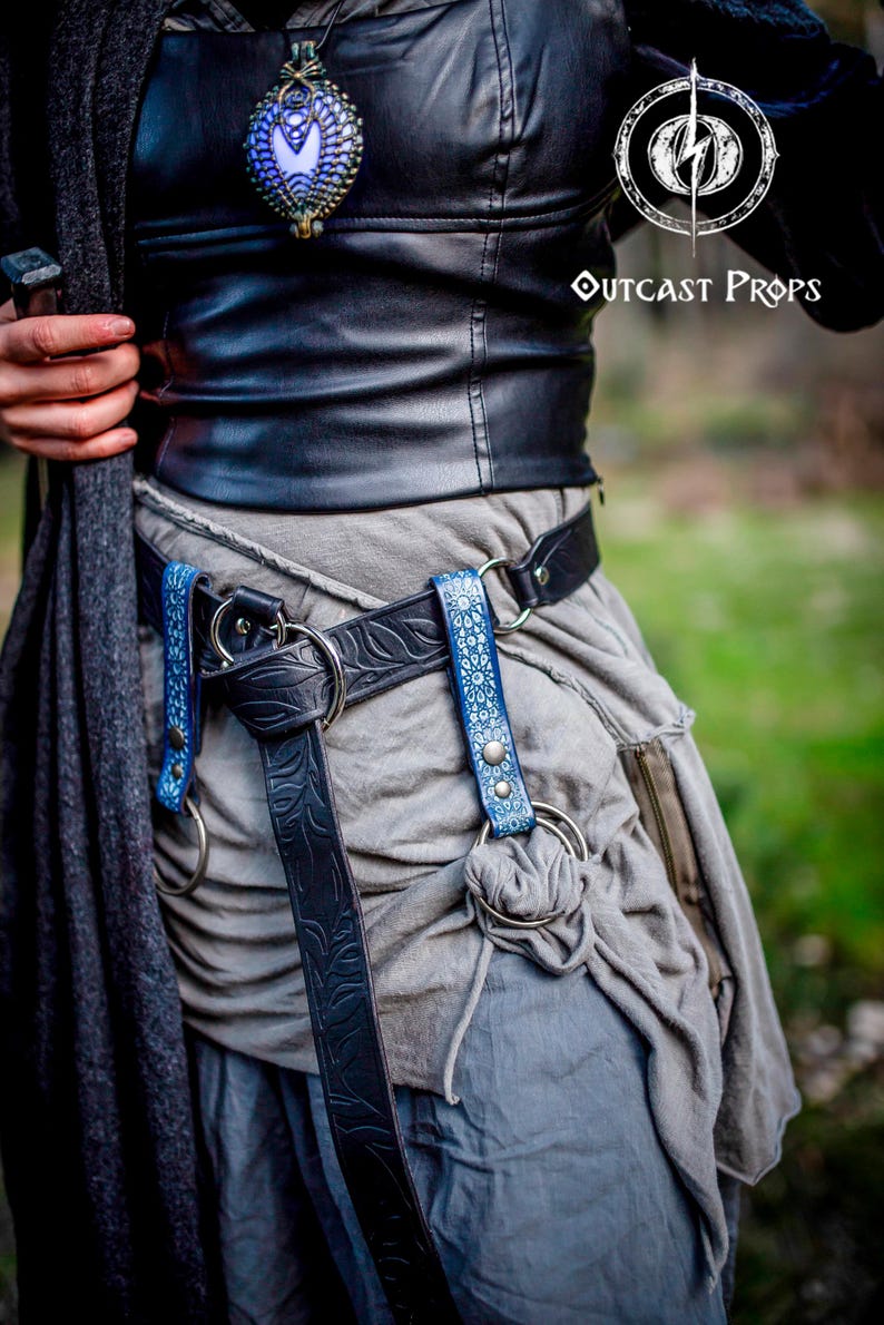 Medieval Persian Leather Skirt Hike LARP Ren Faire Cosplay Accessory ...