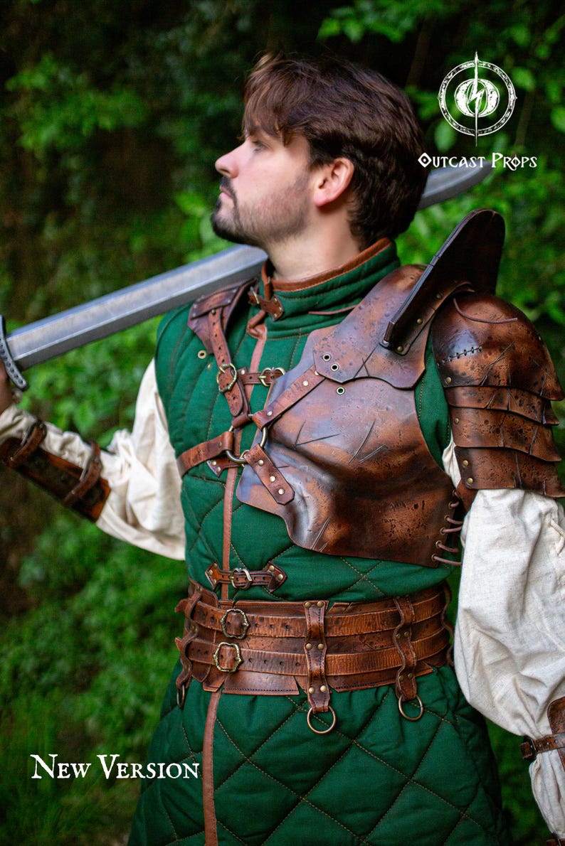 LARP Leather Belt Wide Leather Belt Kidney Belt Warrior Belt Pirate ...