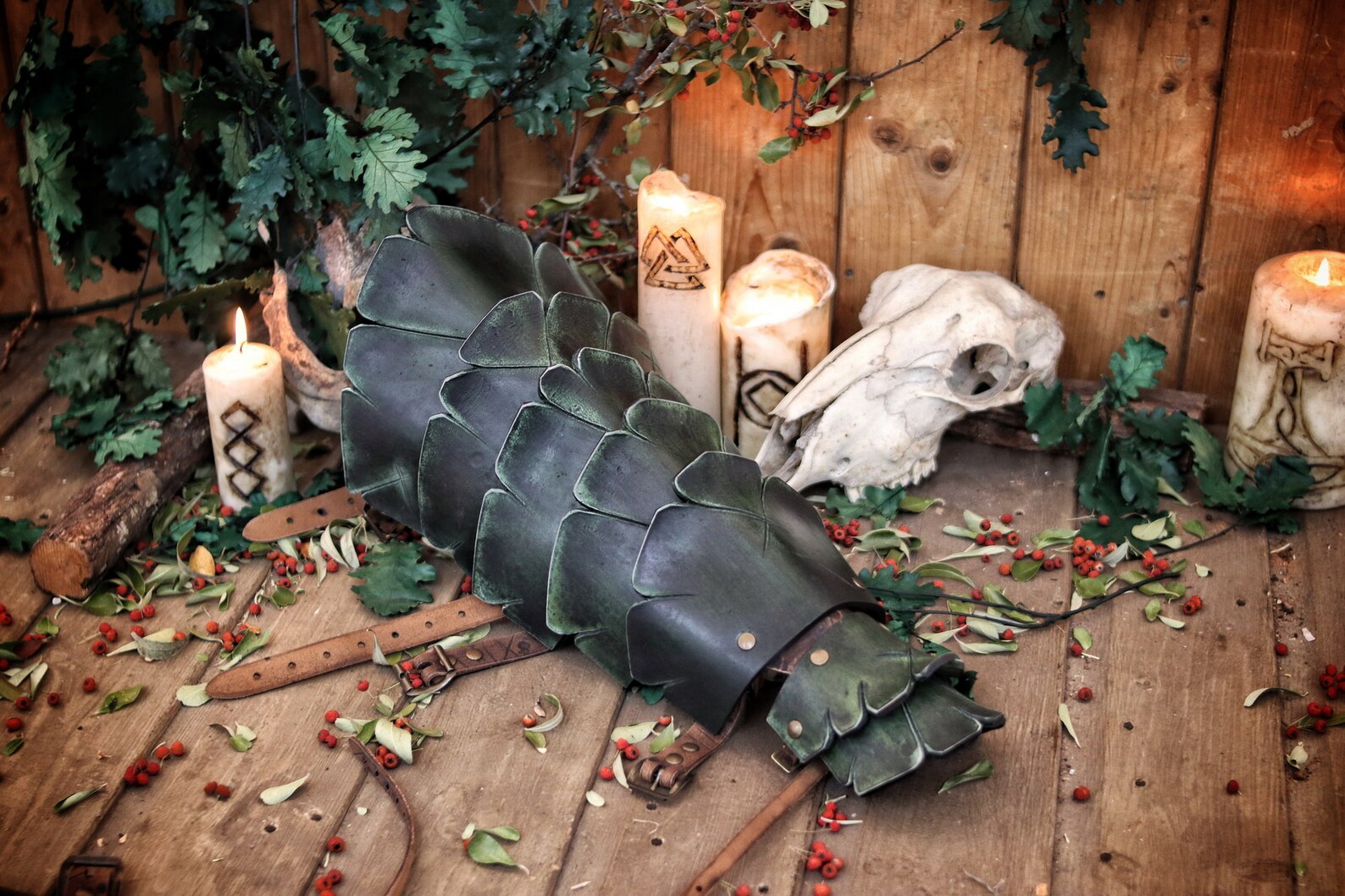 Ranger Warrior Leather Greaves elven leg armour leather | Etsy