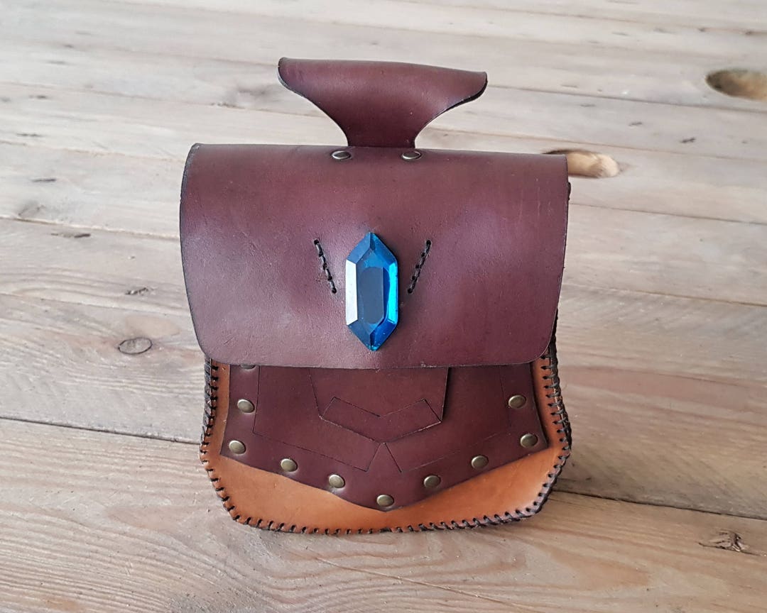 Leather Noble Pouch Belt Bag for Larp Steampunk Cosplay or - Etsy