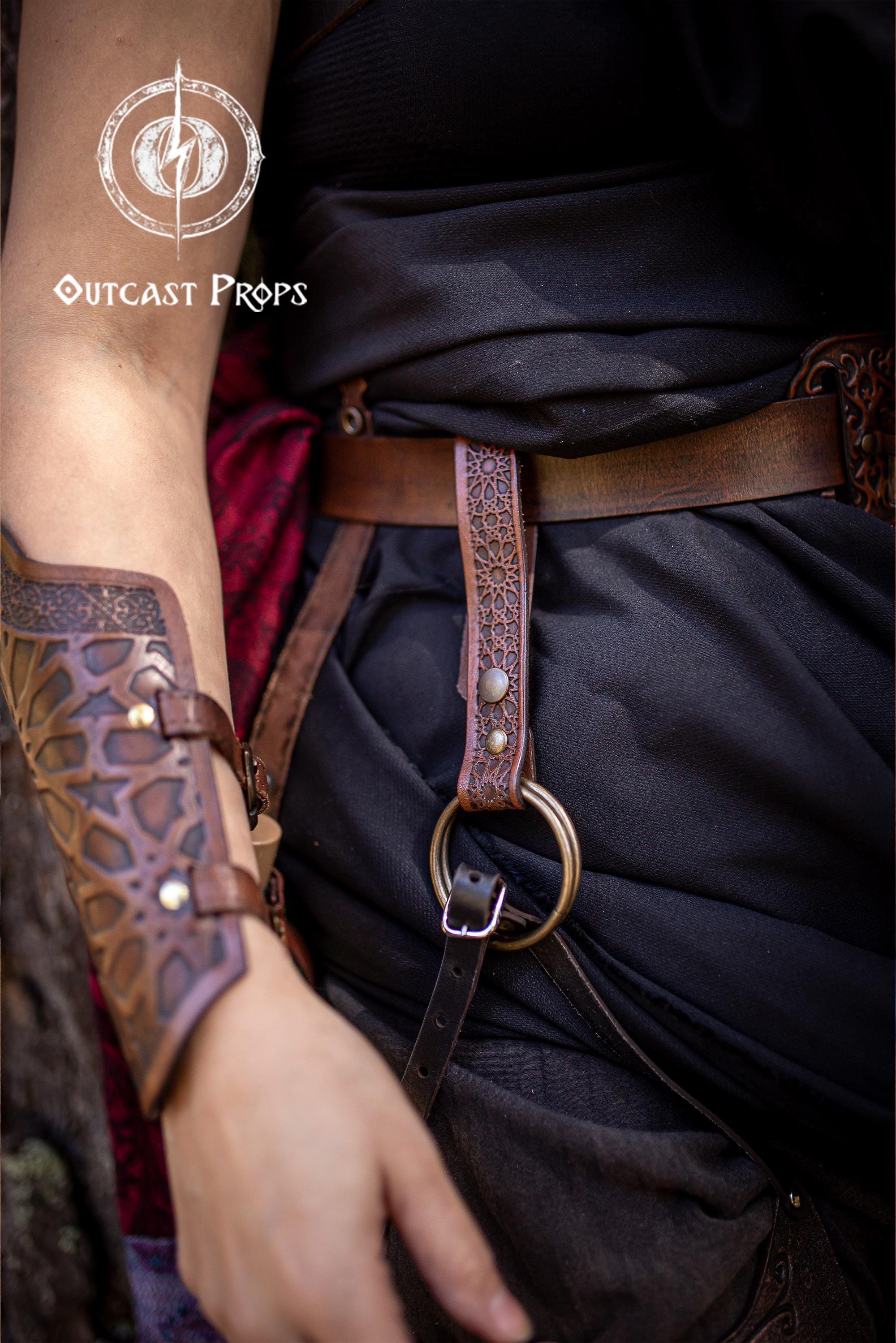 Medieval Persian Leather Skirt Hike LARP Ren Faire Cosplay Accessory ...