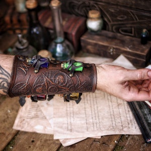 Alchemist Bracer With Magic Transmutation Triangle Wizards Sorcerers ...