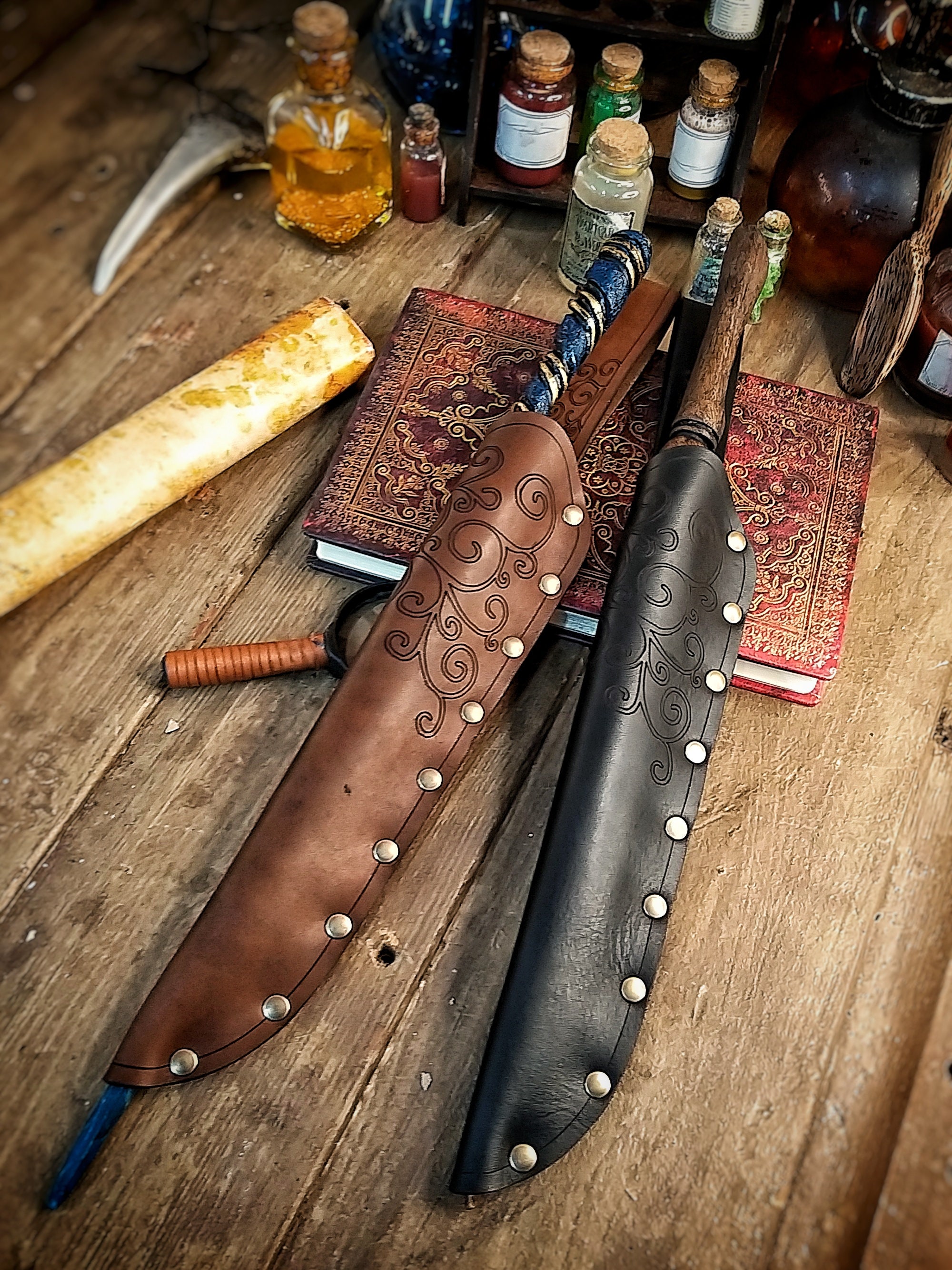 Ornated Magic Wand Holster or Sheath Made of High Quality | Etsy