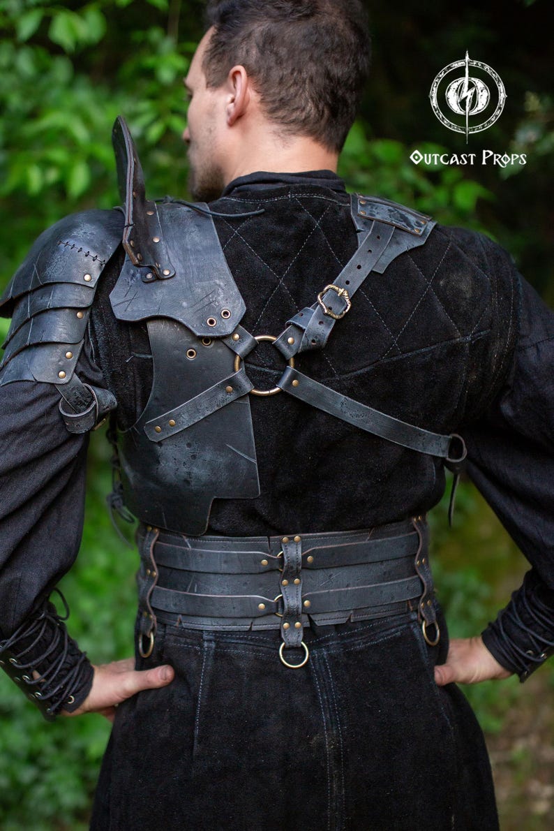 LARP Leather Belt Wide Leather Belt Kidney Belt Warrior Belt Pirate ...