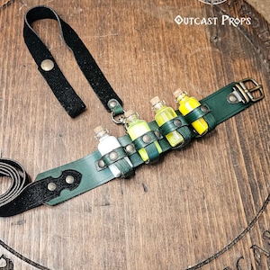 Potion Garter Holster Made of Natural Leather With Bottles Larp ...