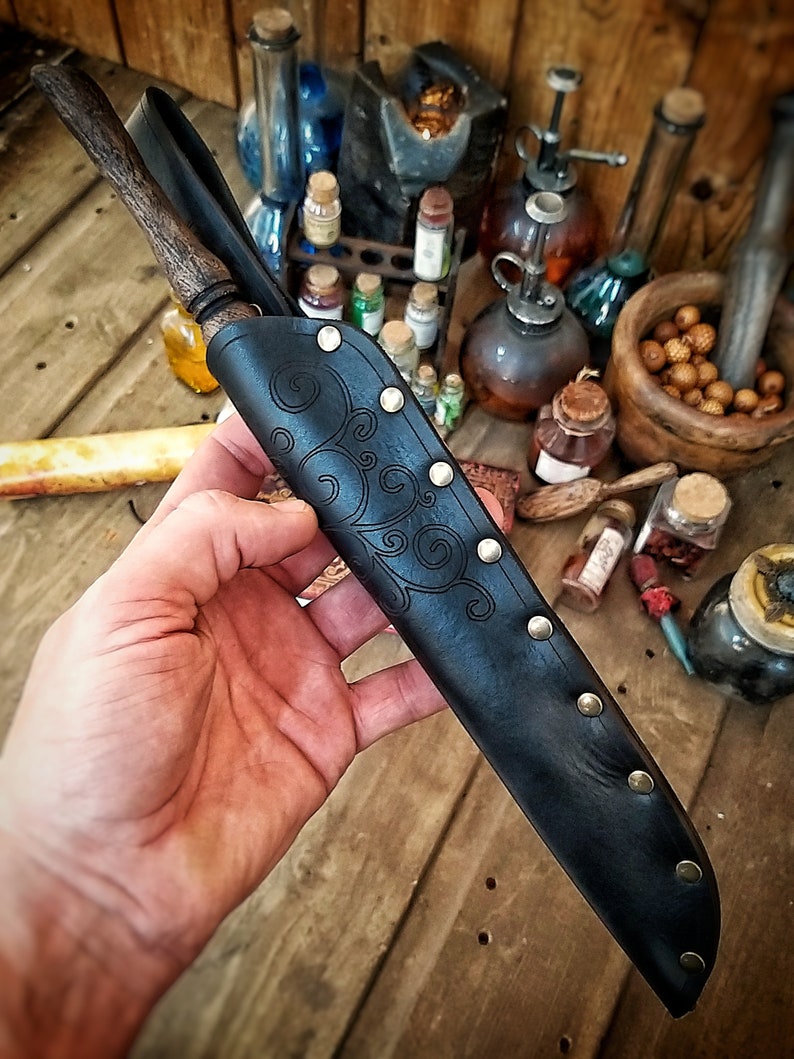 Ornated Magic Wand Holster or Sheath Made of High Quality - Etsy